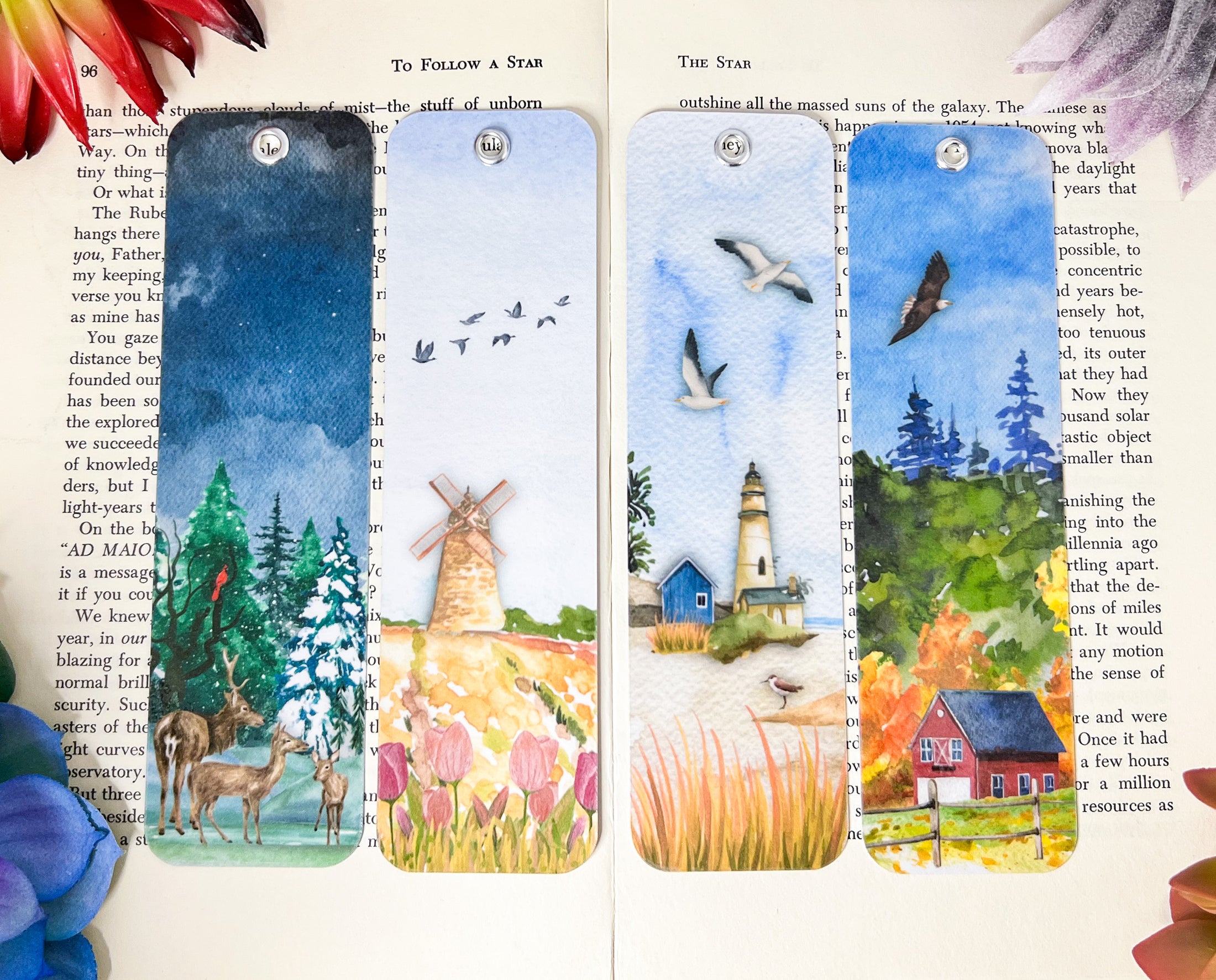 Seasonal Bookmarks Set Of 4 – Kali Bear Co.
